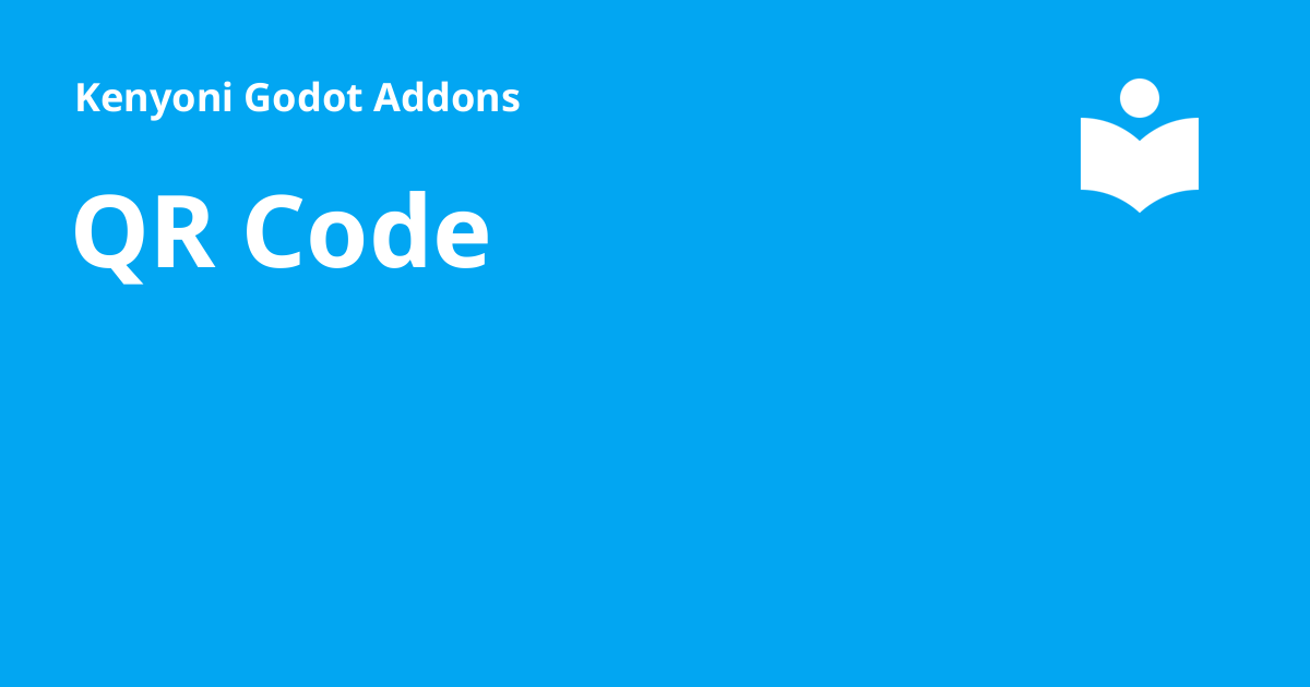 QR Code - Kenyoni Godot Addons